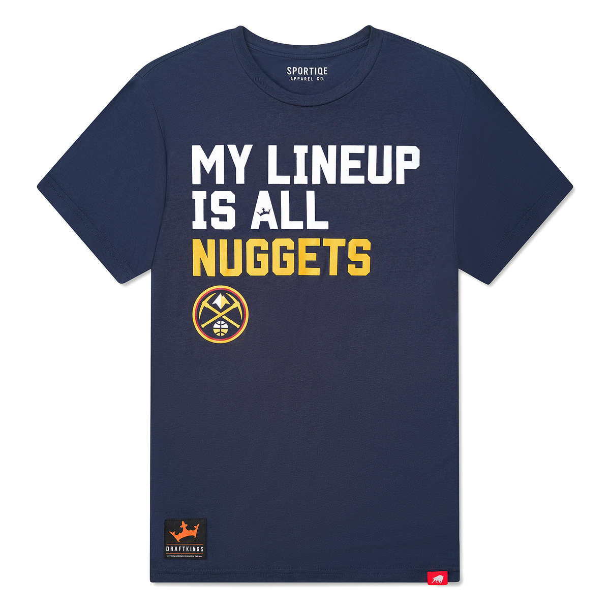 Denver Nuggets My Lineup Sportiqe Comfy T-Shirt – DraftKings Shop